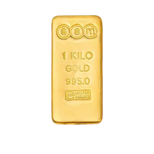 GOLD BAR 1 kg (0.995 SAM BAR) | ALKANZ ALSATEEA JEWELLERY TRADING